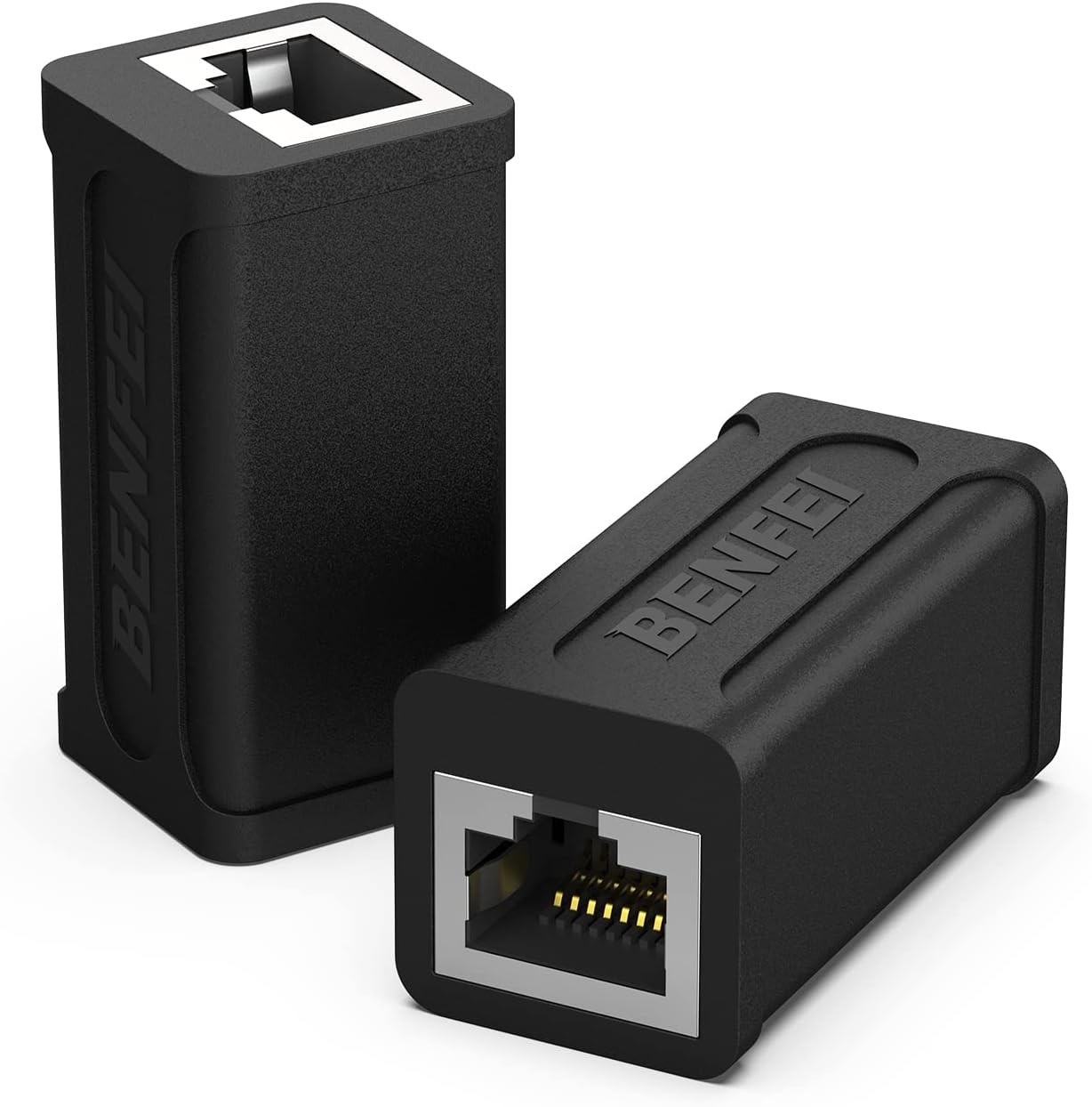 BENFEI 000264black RJ45 Inline Coupler, Cat7 Cat6 Cat5e Ethernet ...