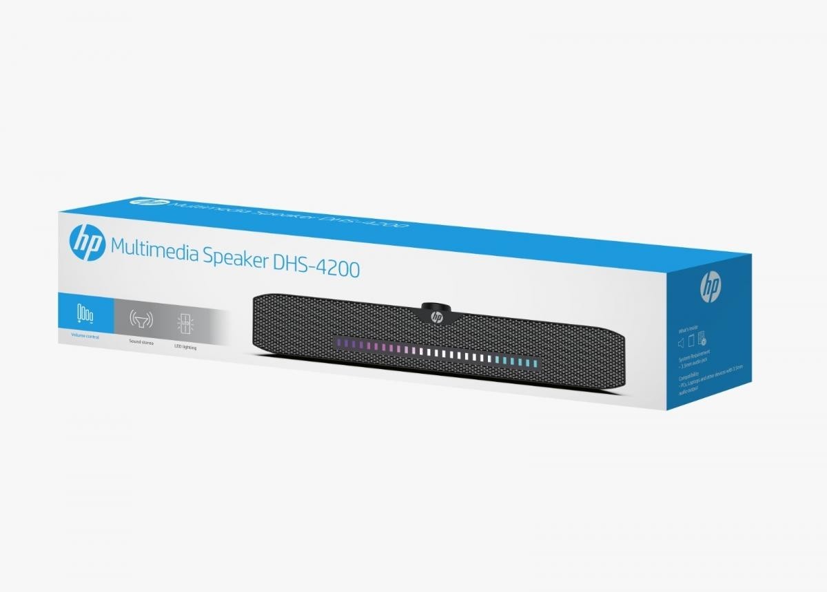 HP DHS-4200 Wired RGB Gaming Surround Soundbar Multimedia Speaker
