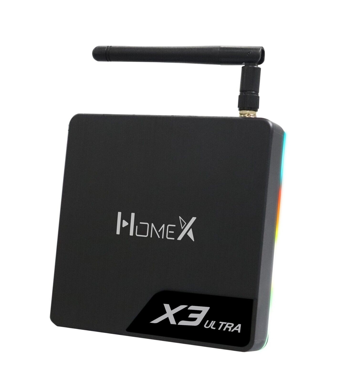 HomeX X3 Ultra Live Android TV WIFI Steaming BOX Black