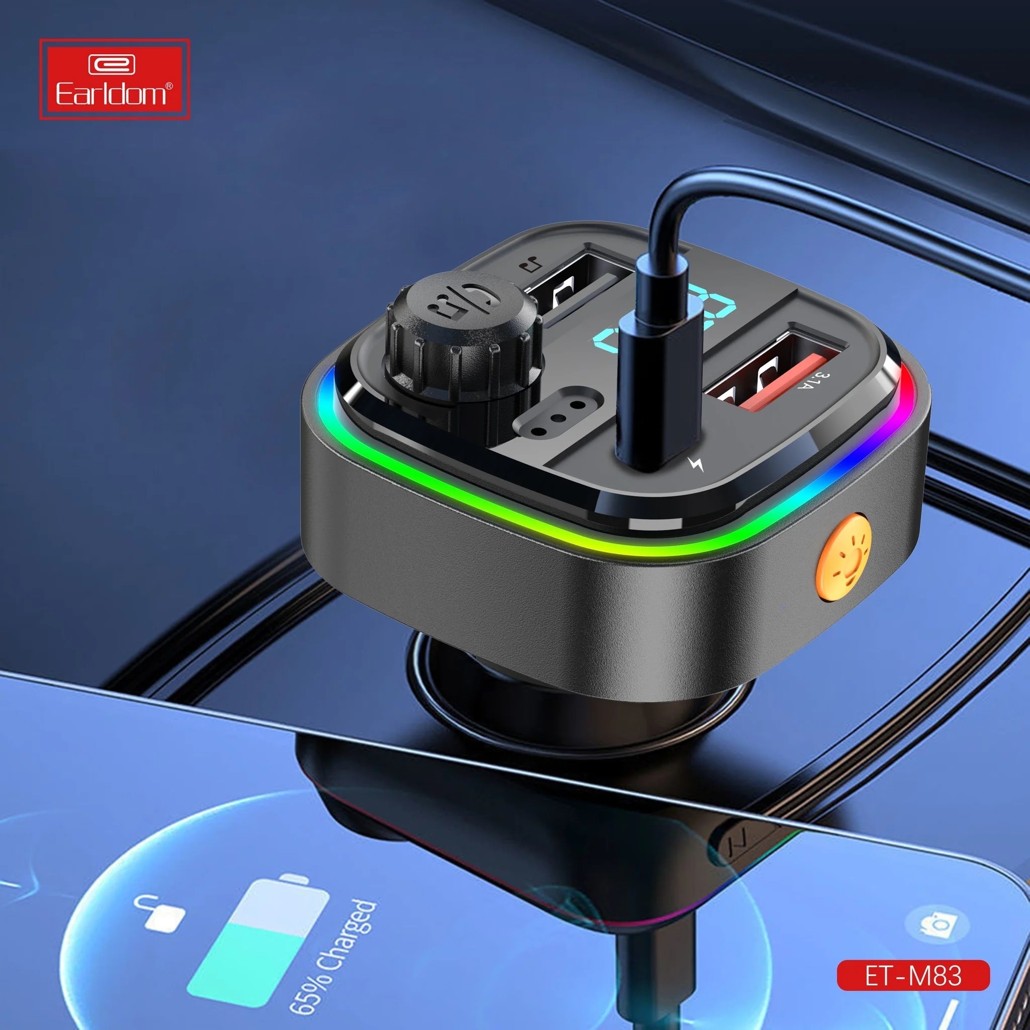 TEQ (Earldom) M83 Wireless Car Kit FM Transmitter