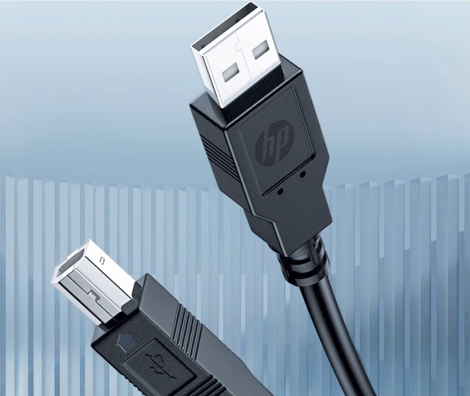HP DHC-PT100-2M USB-A to USB-B v2.0 cable 2M Black