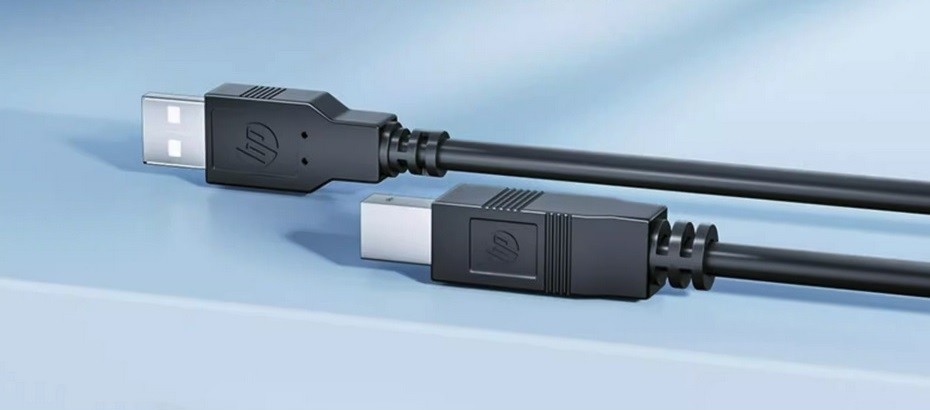 HP DHC-PT100-1.5M USB-A to USB-B v2.0 cable 1.5M Black